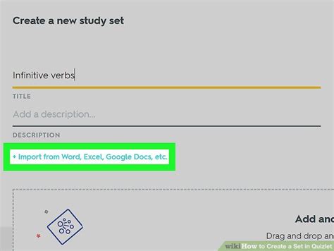 How To Create A Set In Quizlet 15 Steps With Pictures WikiHow