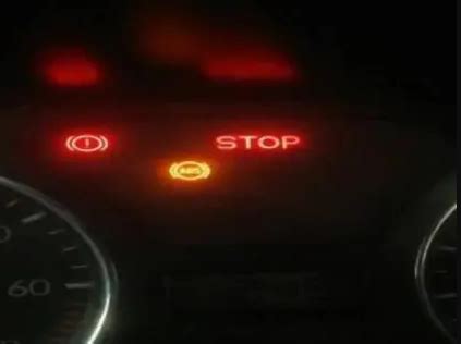 车上仪表盘出现stop是什么意思 有驾