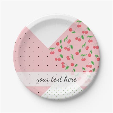 Cherry Plates Zazzle Uk