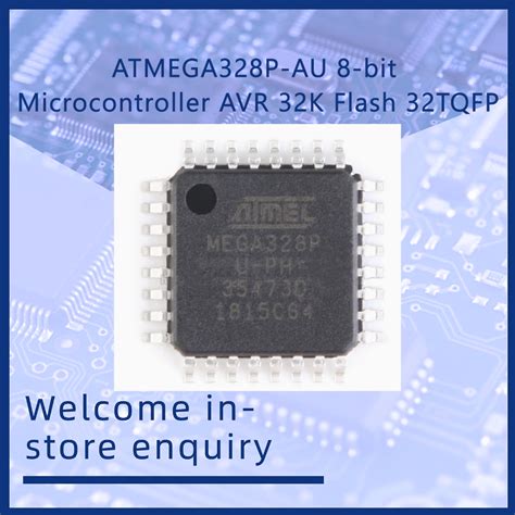 Atmega328p Au 8 Bit Microcontroller Avr 32k Flash 32tqfp Shopee