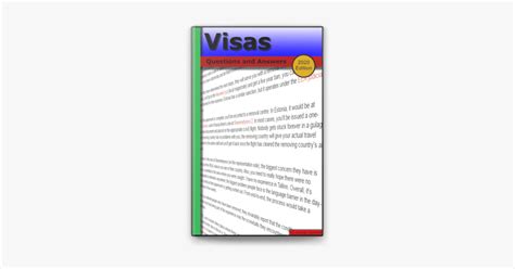 ‎visas Questions And Answers 2020 Edition By George Duckett On Apple Books