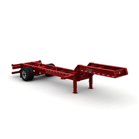 Container Chassis Model Turbosquid 1285034