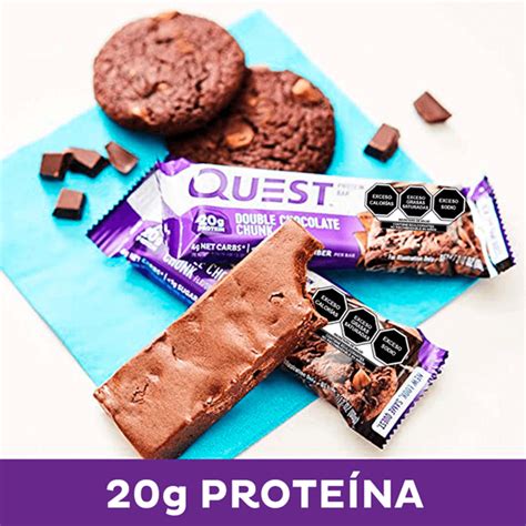 Quest Barras De Proteína Double Chocolate Chunk 1 Mi Tienda Del Ahorro