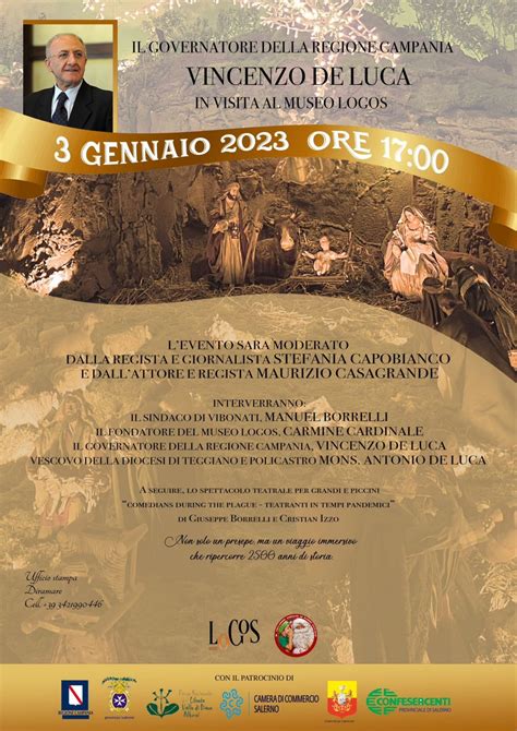 De Luca Inaugura Il 2023 Al Museo Logos Di Vibonati Sa