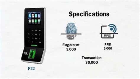 Essl F22 WiFi Enabled Fingerprint Time Attendance Machine With Access Control At 9500 Piece