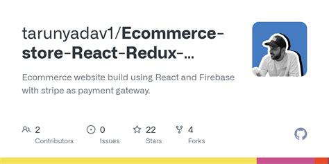 Github Tarunyadav1ecommerce Store React Redux Firebase Stripepayment Ecommerce Website Build