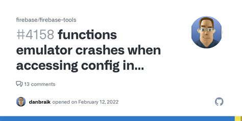 Functions Emulator Crashes When Accessing Config In Global Space