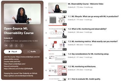 evidently ai open source ml observability course