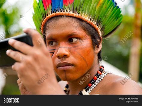 Native Brazilian Man Tupi Guarani Image And Photo Bigstock