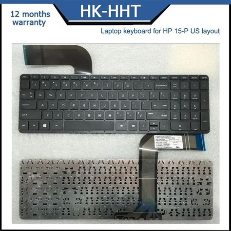 Black Us Keyboard For Hp Pavilion 15 P Laptop Keyboard Buy For Hp Us Keyboard Notebook