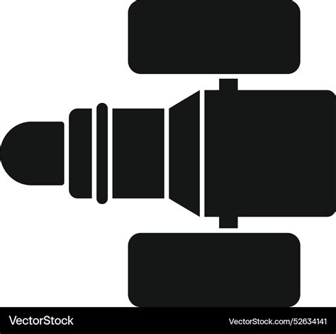 Professional Digital Video Camera Recording Vector Image
