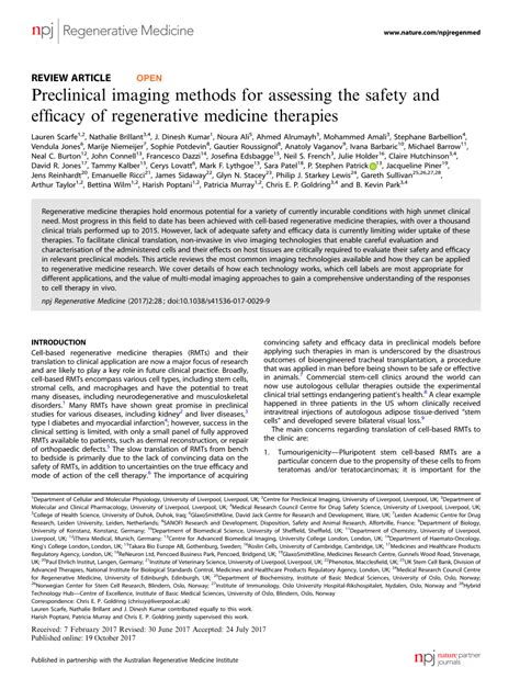 pdf preclinical imaging methods for assessing the safety and efficacy