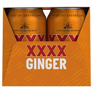 Xxxx Ginger Beer Can 330ml 6 Pack 6 Pack Iga Shop Online