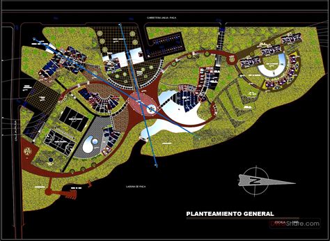 18recreation Center Layout Plan Cad