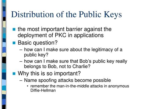 ppt key distribution management and authentication powerpoint