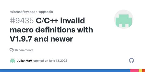 Cc Invalid Macro Definitions With V197 And Newer · Issue 9435
