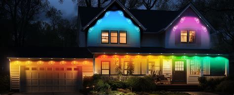Lemonnova Permanent Outdoor Lights Pro 60ft With 44 Led Warm And Cold
