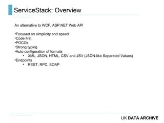 ServiceStack PPT