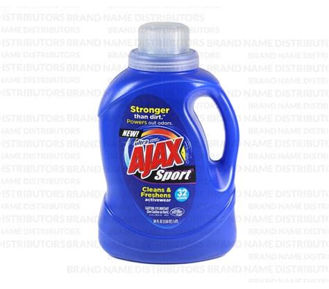 Cleaners Laundry Detergent Softener Ajax Liq 50oz 6pk Oxi Plus