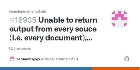 Unable To Return Output From Every Souce I E Every Document Rather