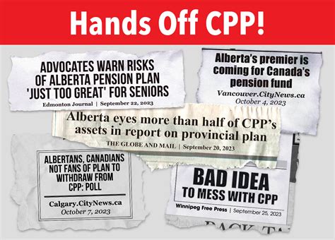 Pensions Pension Protection And Cpp Carp