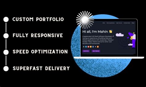 Build Custom Portfolio Website With Html React And Nextjs By