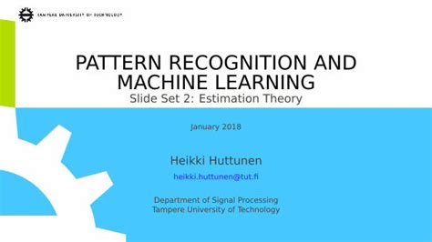 Pdf Signal Interpretation Lecture 2 Estimation Theory Dokumentips