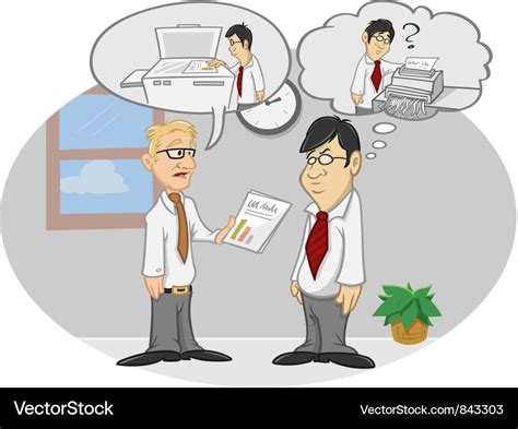 Miscommunication Royalty Free Vector Image Vectorstock