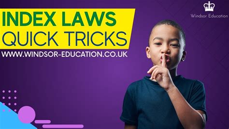 How To Quickly Learn The Laws Of Indices Foundation And Higher Tier