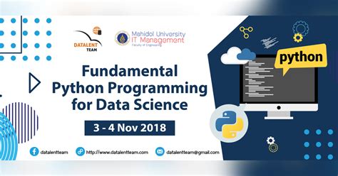 Fundamental Python Programming For Data Science Eventpop