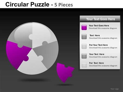 Circular Puzzle Powerpoint Presentation Slides Db PowerPoint Presentation Images Templates