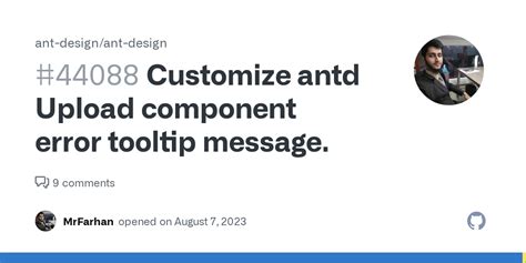 Customize Antd Upload Component Error Tooltip Message · Issue 44088
