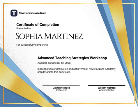 Free Dealership Completion Certificate Template To Edit Online