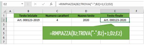 Excel Funzione Testo Rimpiazza Excel Per Tutti