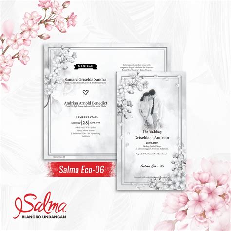 Jual Blangko Undangan Murah Salma Eco 06 Indonesia Shopee Indonesia