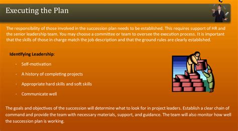 Executing The Plan Freshskills