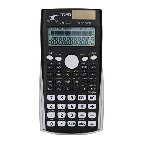 Scientific Calculators Math Calculator With 240 Multi Functional Calculator 2 Lines Lcd Display