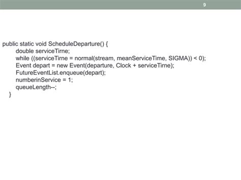 Single Server Queue Simulation Project Pptx Programming Languages Computing