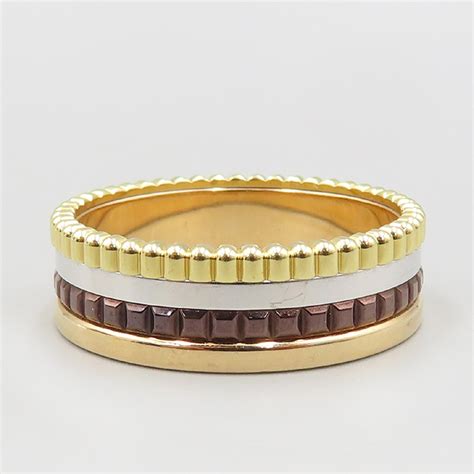 부쉐론 콰트로 클래식 스몰 반지 럭셔리바이 중고명품