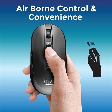 Air Mouse Wireless Multifunctional Presenter Mouse Adesso