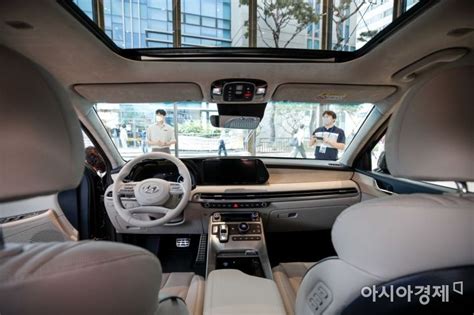 포토 더 뉴 팰리세이드 실내 아시아경제