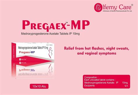 Medroxyprogesterone Acetate 10 Mg Tablets At ₹ 650 Stripe Gynae Products In Panchkula Id