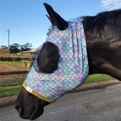 Pony Size Mermaid Gold Metallic Trim With UV TOUGH MESH Buggez