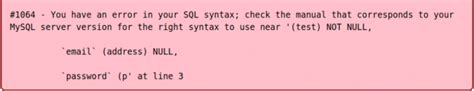 Mysql Error 1064 How To Solve Mysql Syntax Error