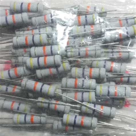 Jual Resistor 47k 2w Resistor 2w 47k Ohm Shopee Indonesia