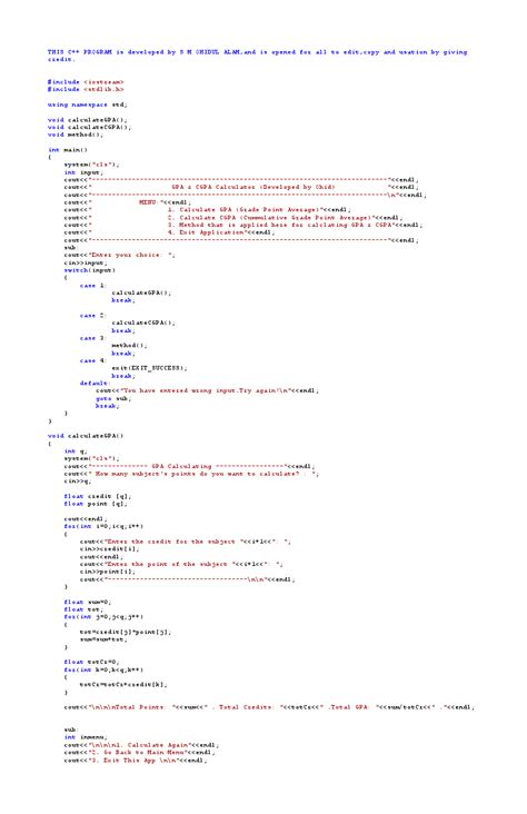 12 Contoh Bahasa Pemrograman C