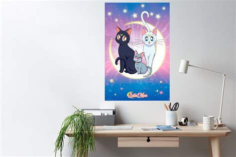 Plakát Sailor Moon Luna Artemis And Diana 45 Smartycz