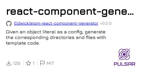 React Component Generator