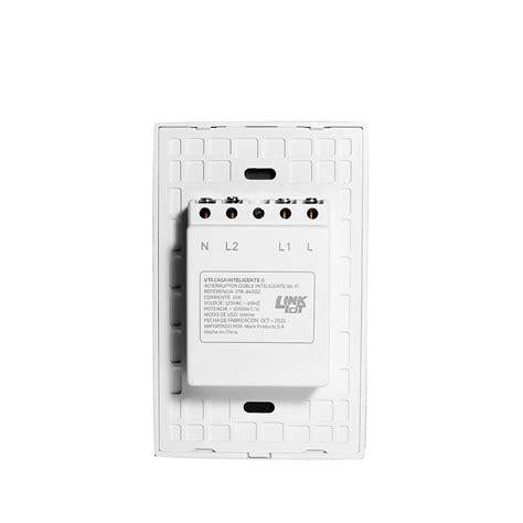 Interruptor Touch Doble Link Iot Vta Smart Home Vta Tienda