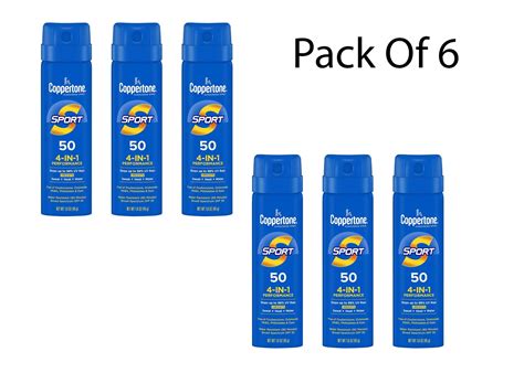 Coppertone Sport Multipack Sunscreen Spray Spf 50 Water Resistant